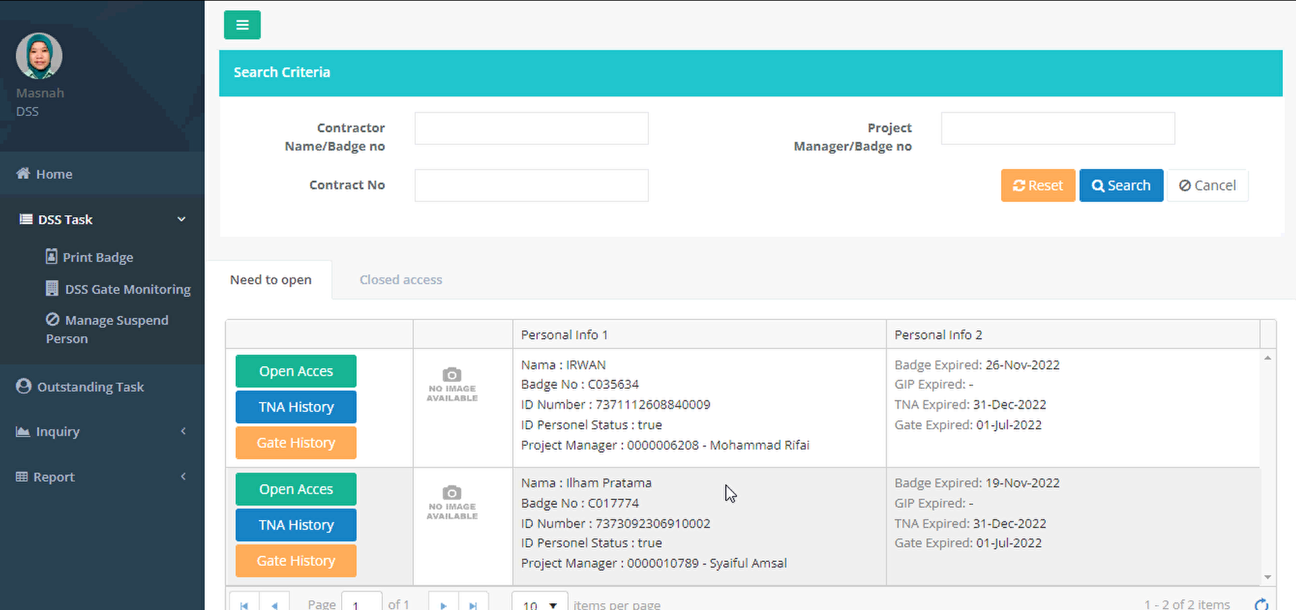 Approval Badge By DSS